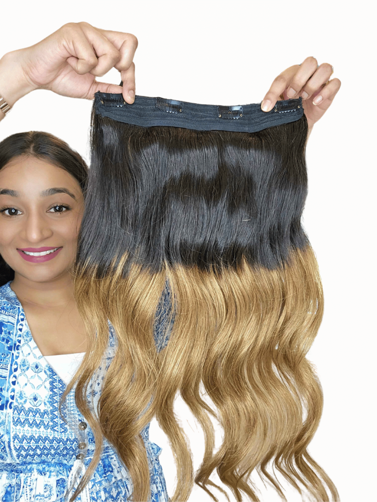 Ombre Clip in Hair Extension - Kinsley Extenso
